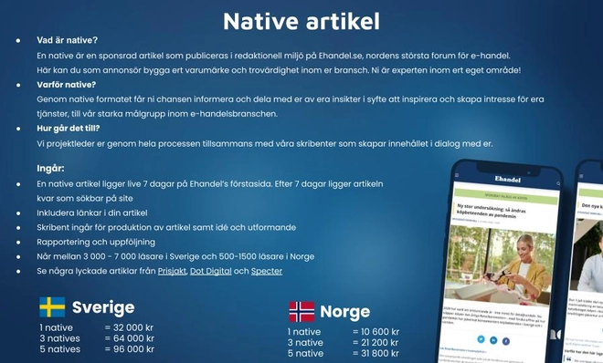 Annonsformat och priser - Ehandel - Ehandel